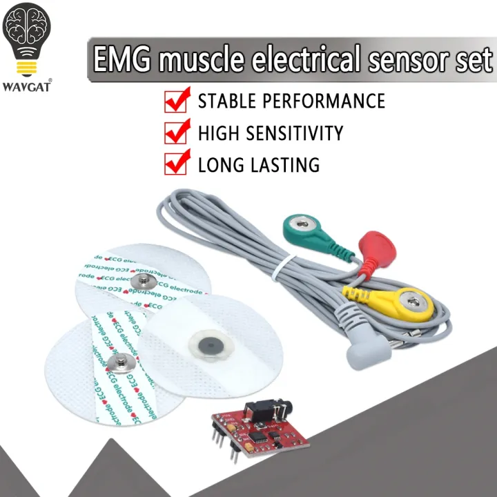 Muscle Signal Sensor Emg Sensor Controller Detects Muscle Activity For ...
