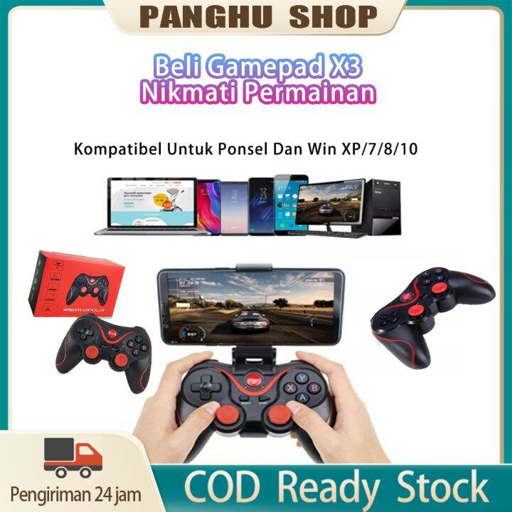 PANGHU-Gamepad Mobile Legends Stik Stick Android X3 Bluetooth Wireless Controller Gamepad ...