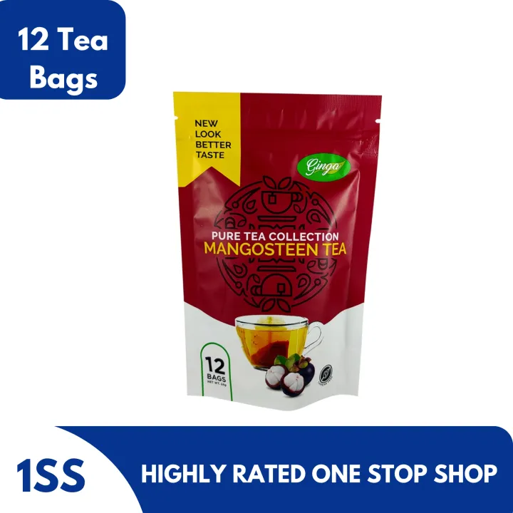 Ginga Pure Tea Collection Mangosteen Tea, 12 Tea Bags | Lazada PH