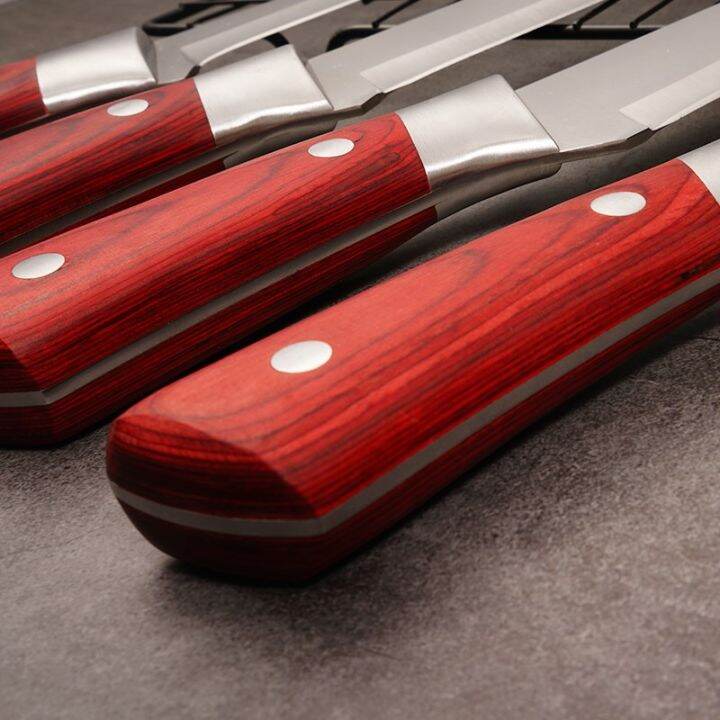 A complete set of butcher's butcher's knives for killing pigs by hand ...