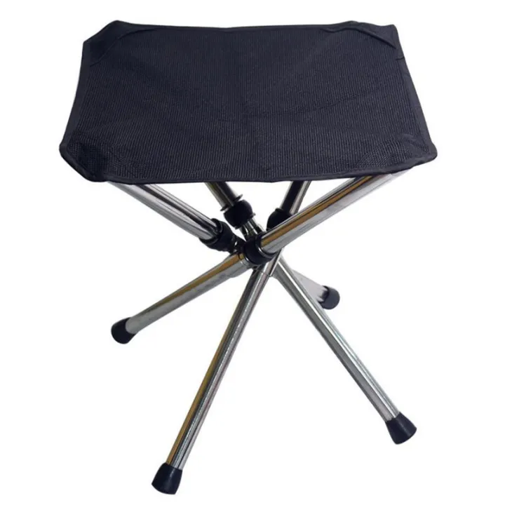 Telescopic bench fishing stool outdoor portable stainless steel folding ...