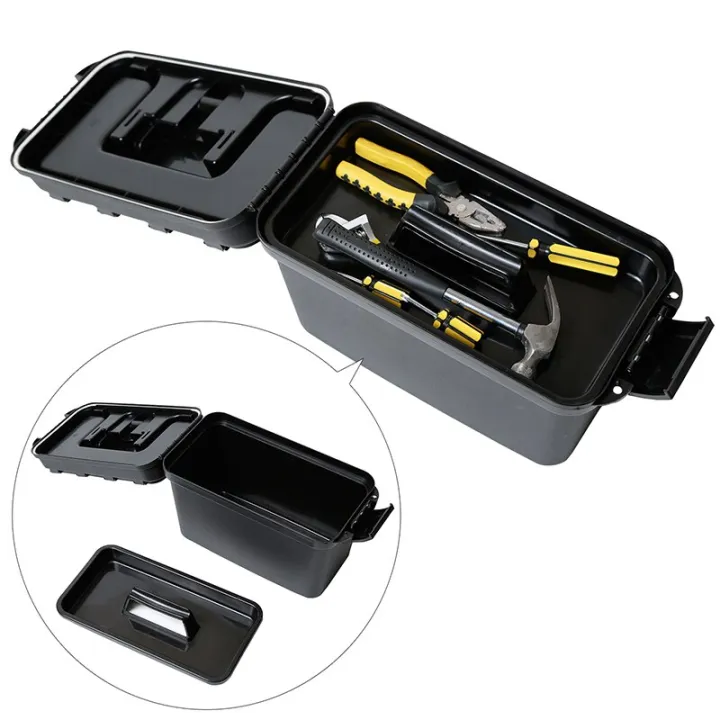 Plastic Field Box, Ammo Box, Outdoors Fishing Tackle Storage Case ...