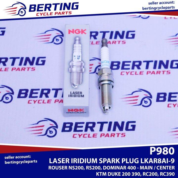 1PC NGK LASER IRIDIUM SPARK PLUG Rouser NS200 200NS RS200 Dominar 400 KTM Duke RC Genuine ...
