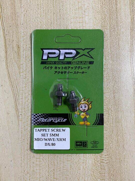 Tappet Screw Set (Mio/Wave/Xrm) PPX Japan Genuine | Lazada PH