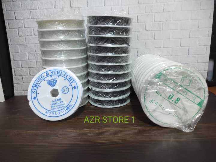 benang karet nilon rollan benang senar karet benang karet bahan ...