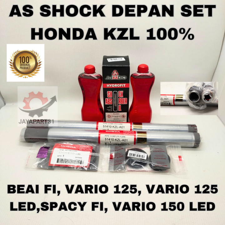 AS SHOCK DEPAN PAKET HONDA KZL 100% ASLI ORIGINAL AHM BEAT FI , VARIO 125 OLD, LED, 150 LED ...