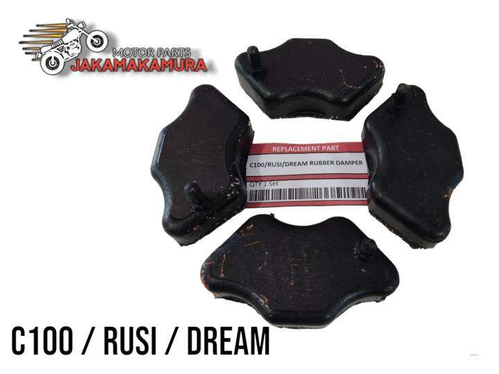 RUBBER DAMPER MOLDED C100/ RUSI/ DREAM REPLACEMENT 1 SET | Lazada PH