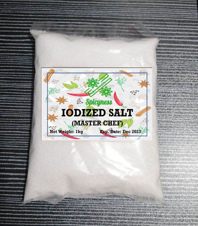 Iodized Salt Master Chef 1kg | Lazada PH