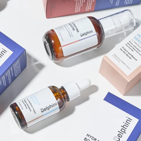 Skin-Glowing Set : Delphini Intense Serum & Hydrating Booster As the ...