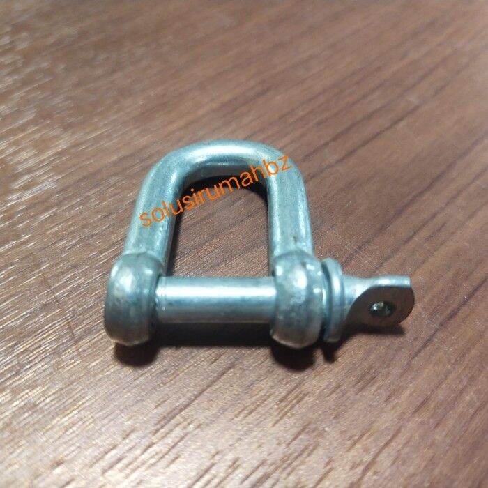 Segel D 8MM Shackle Clamp m8 Sambungan Rantai Besi seling sling galva ...