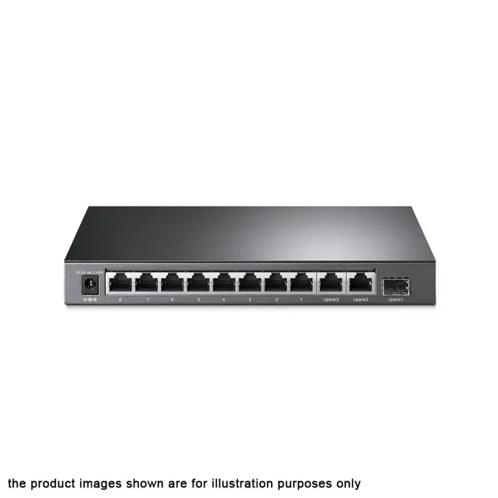 TP-Link TL-SL1311MP 8 Port 10/100Mbps + 3 Port Gigabit Desktop Switch ...