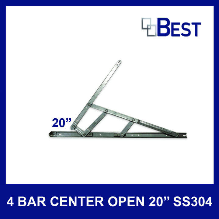 Forebar 5 bar 4 bar hinge center open 20” 3mm thick awning window ss304 ...