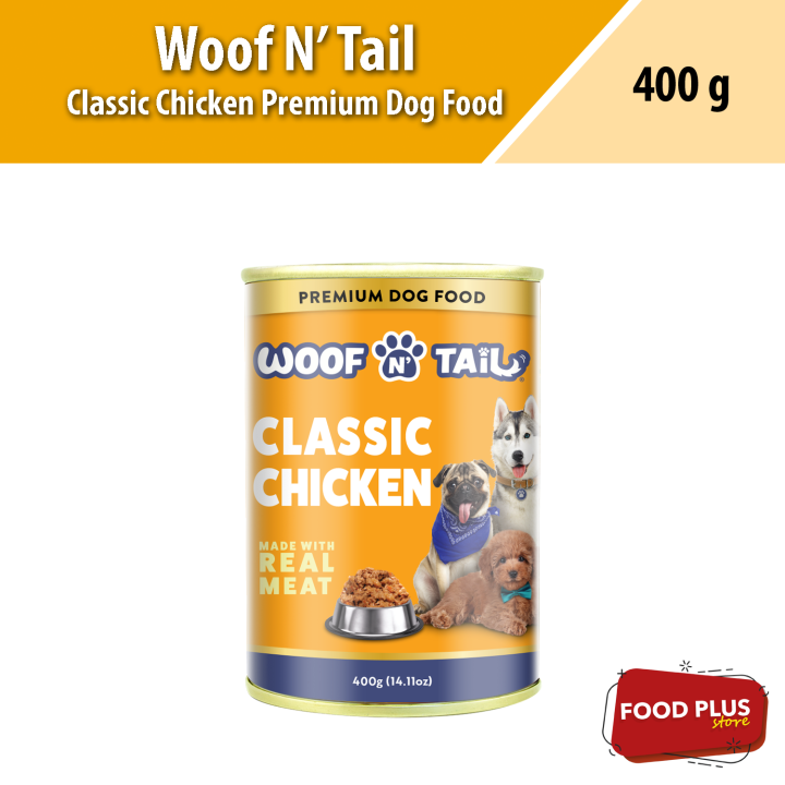 Woof N' Tail Classic Chicken Wet Dog Food (400g) | Lazada PH
