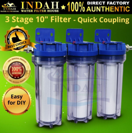 Quick Coupling - 3-Stage Water Filter Water Purifier System With PP ...