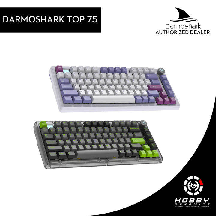 Darmoshark TOP75 Tri-Mode RGB Backlit Mechanical Keyboard | Lazada PH