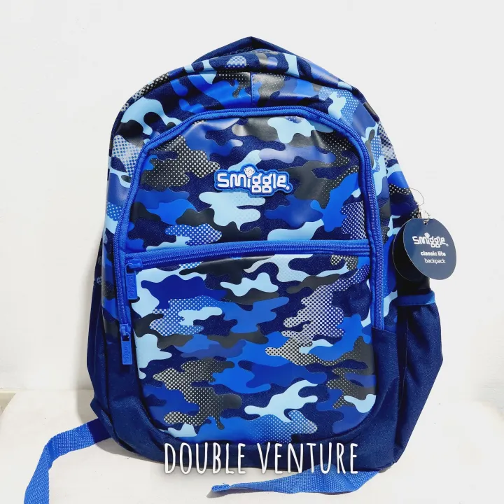 Smiggle Dash Classic Lite Backpack Navy | Lazada PH