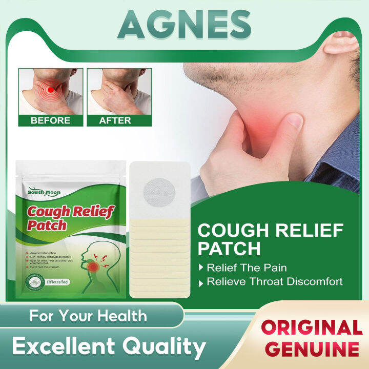 South Moon Cough Patch Sore Throat Sticker Natural Plant-Based Formula ...