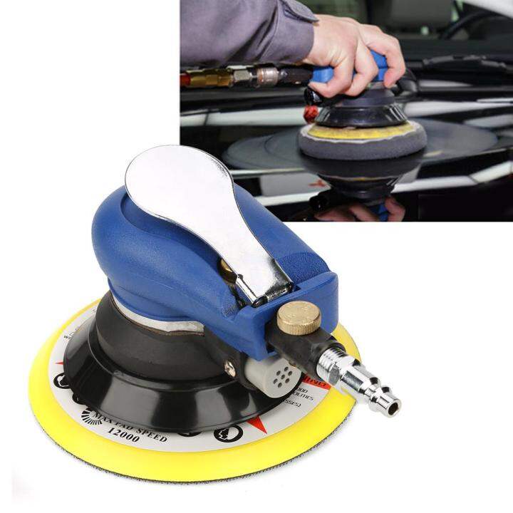 AT-980 5"/6" Air Random Orbital Sander Round Polisher Pneumatic Hand ...