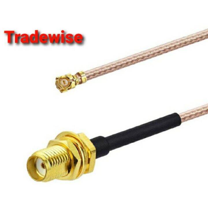 SMA Female to UFL RF Coax Cable Pigtail Mini-PCI 15cm (PLDT WIFI MODEM ...