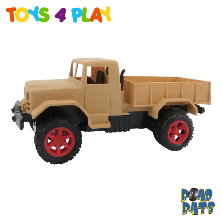 Road Rats R/C Military Truck - Desert (3.7 volts Rechargeable Battery ...