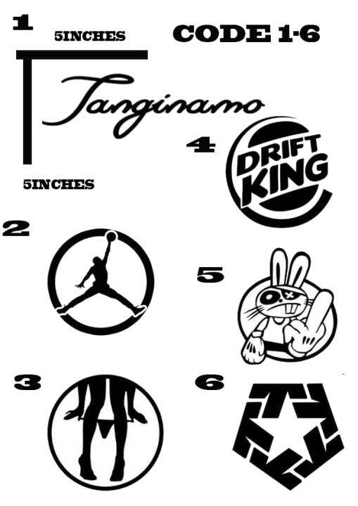 MOTORCYCLE DECALS STICKER 5X5 INCHES | Lazada PH