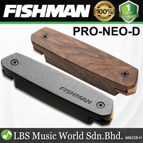 Fishman NEO-D Magnetic Soundhole Pickup Single Coil Acoustic Guitar ...