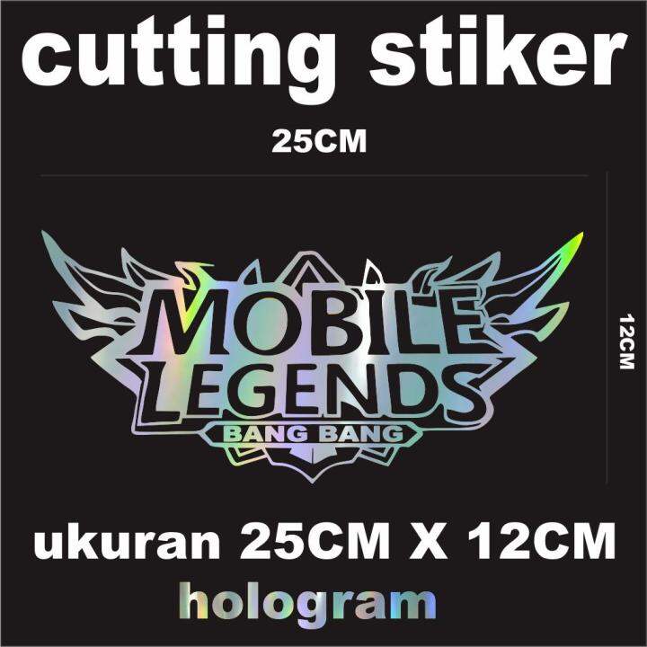 STIKER CUTTING MOBILE LEGENDS BANG BANG HOLOGRAM | Lazada Indonesia