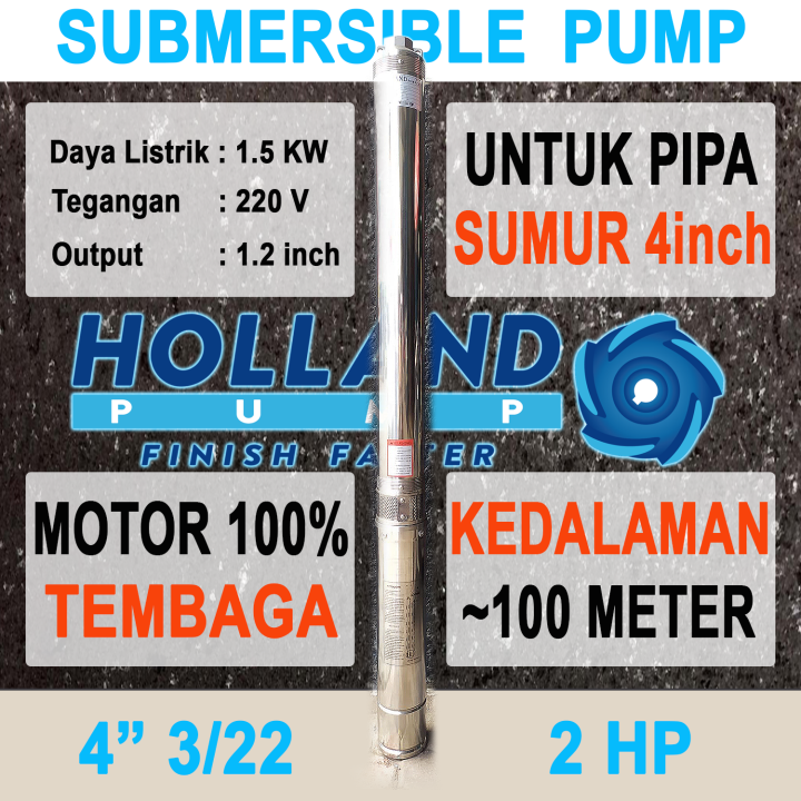 Submersible Pump Pompa Sibel Pompa Celup Pompa Satelit 4 inch 3/22 2HP ...