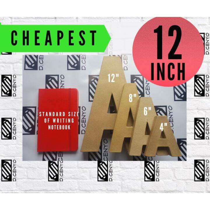 ♝12inch ONHAND PLAIN Letter Number Standee CHEAPEST PRICE | Lazada PH