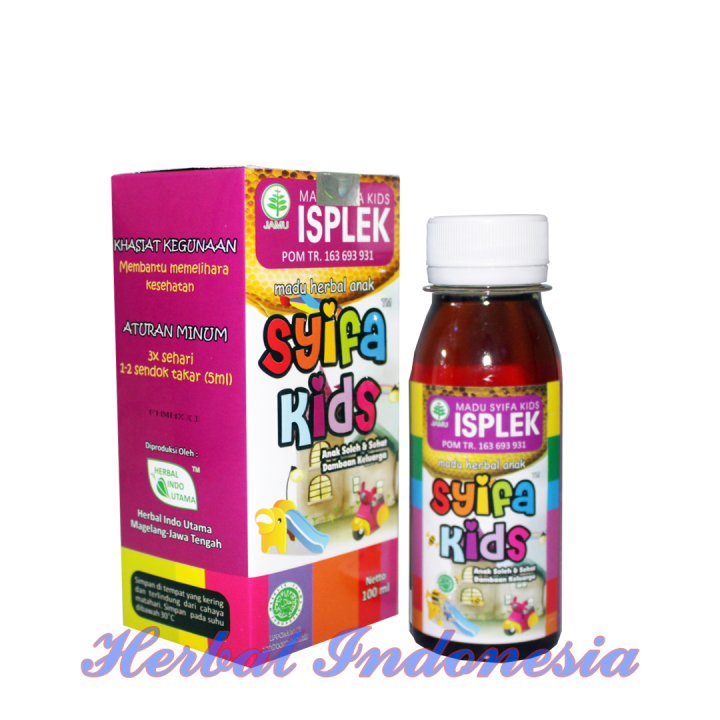 MADU ANAK SYIFA KIDS ISPLEK | HIU Herbal ISPEK RADANG PARU SESAK NAFAS ...