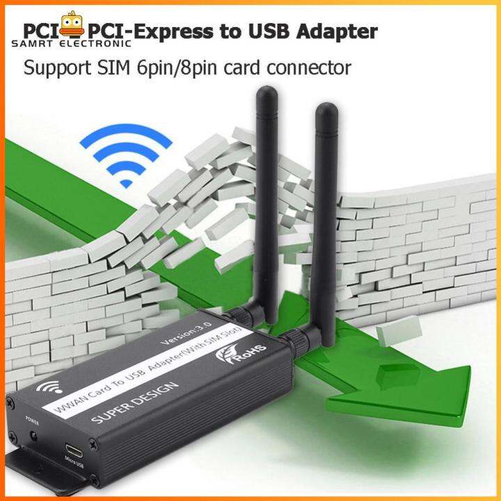 【New Arrival】PCI-E To USB Adapter Card with SIM Card Slot Card ...