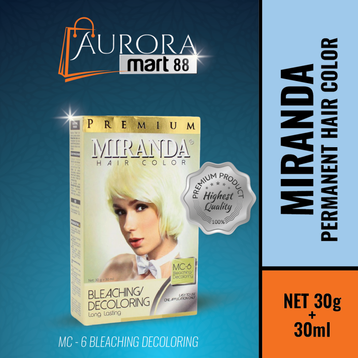 ORIGINAL Miranda hair color bleaching/decoloring | Miranda mc 6 | Lazada