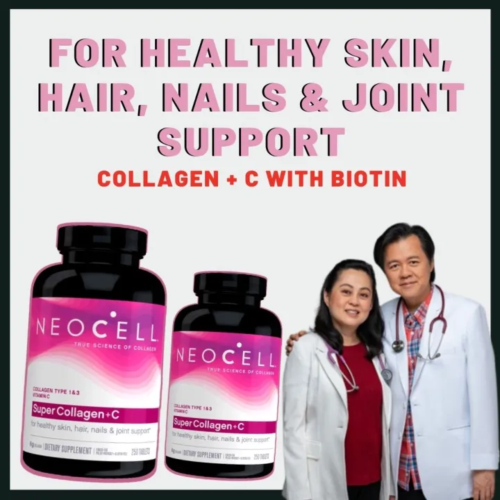 AUTHENTIC NEOCELL Super Collagen + Vitamin C | FOR GLOWING AND HEALTHY ...
