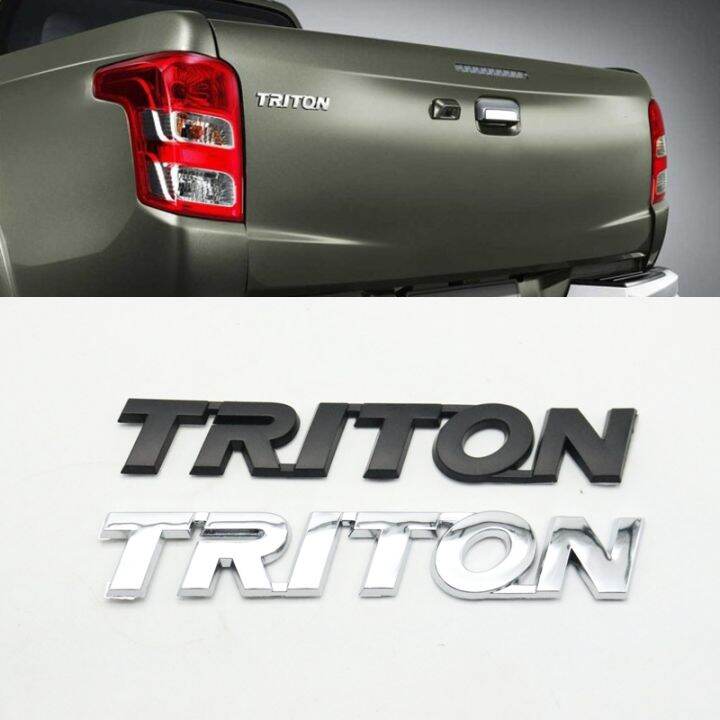 For Triton Styling Sticker Logo Truck Emblem Badge Tail Chrome ...