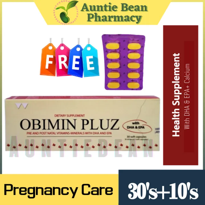 OBIMIN PLUZ 30 softgel + 10 Tablets (COMBO SET) | Lazada