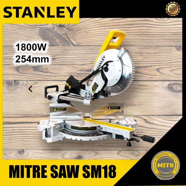 STANLEY SM18 Sliding Miter Saw 10" ( 254mm ) 1800W | Lazada PH