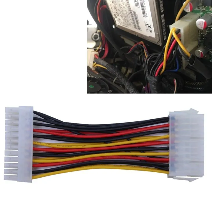 ATX PSU 20 Pin To 24 Pin Connector Adapter Cable 14Cm For Mini HP ...