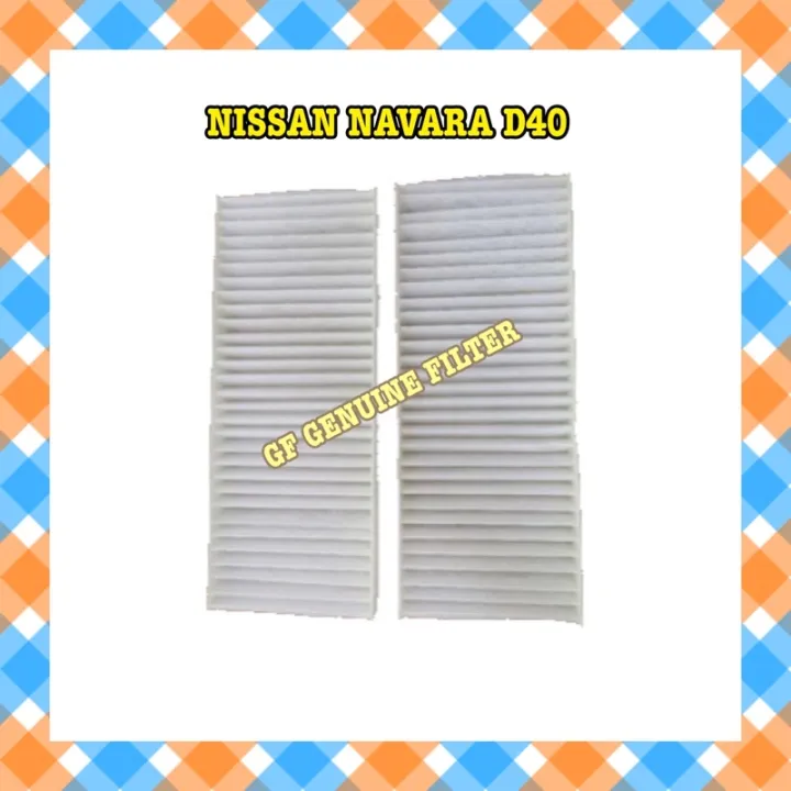 NISSAN NAVARA D40 AIR COND CABIN FILTER 1SET 27274-EB700 | Lazada