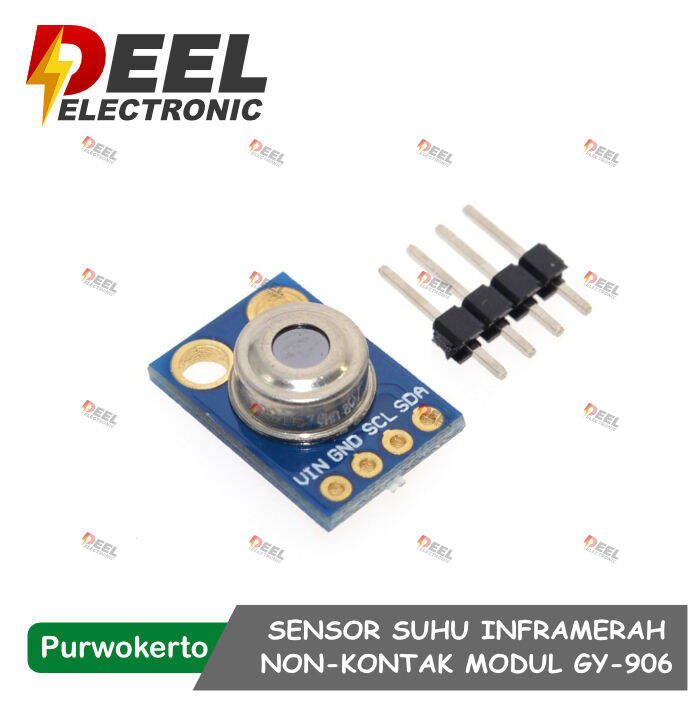 SENSOR SUHU INFRAMERAH NON KONTAK MODULE GY-906 MLX90614 TEMPERATURE ...