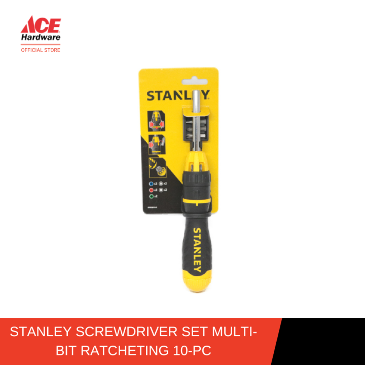 Stanley 10pc. Multi-Bit Screwdriver Set | Lazada PH