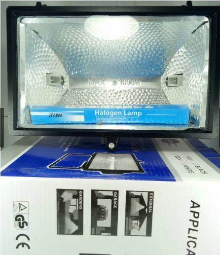Kap Lampu Halogen 1000 Watt Lampu Sorot Halogen 1000W + Lampu | Lazada ...
