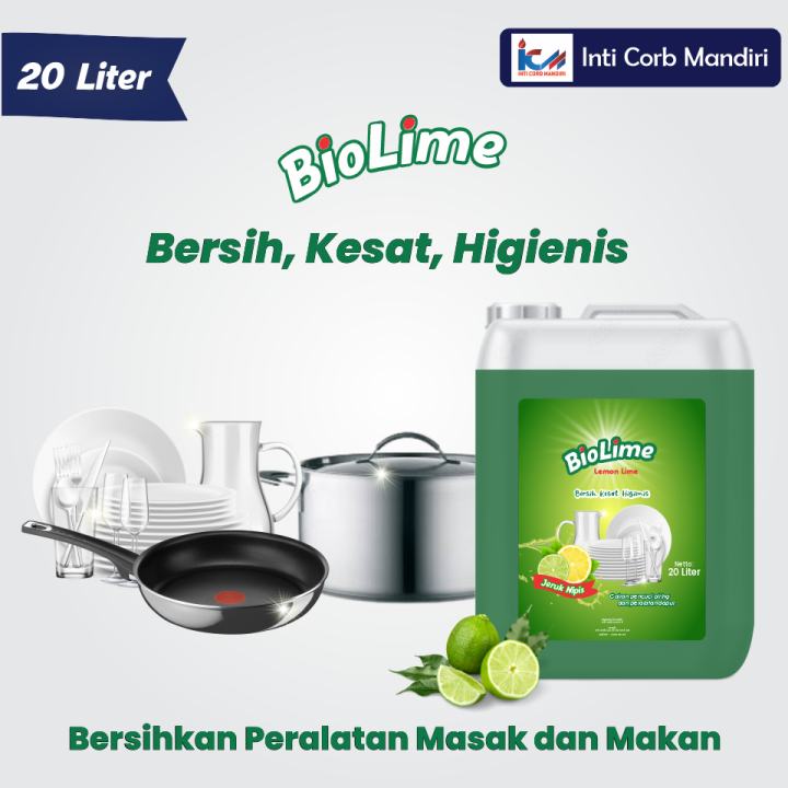 Biolime Sabun Cuci Piring Cair Untuk Hotel Restoran cafe Rumah Makan ...