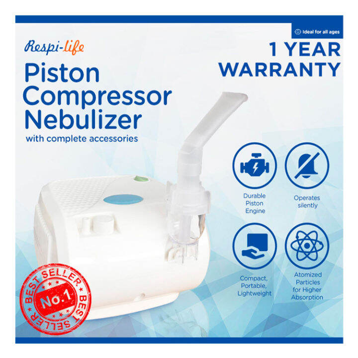 Respi-Life Compact Nebulizer (w/ Complete Accessories) Healthyu | Lazada PH