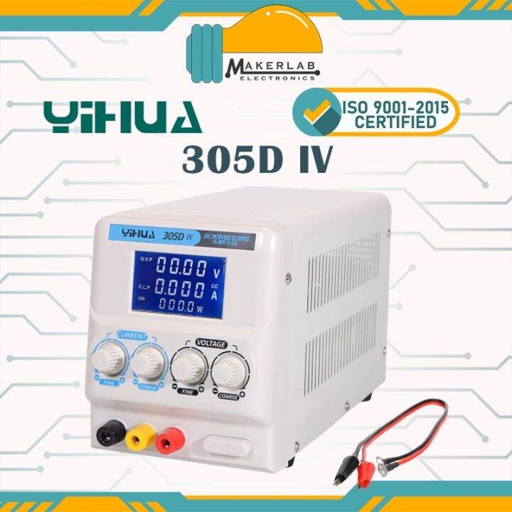YIHUA 305D-IV Regulated DC Variable Bench Power Supply 0-5A 0-30V Adjustable Low Noise | Lazada PH