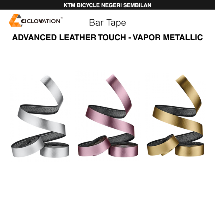 CICLOVATION ADVANCED BAR TAPE LEATHER TOUCH VAPOR METALLIC BICYCLE | Lazada