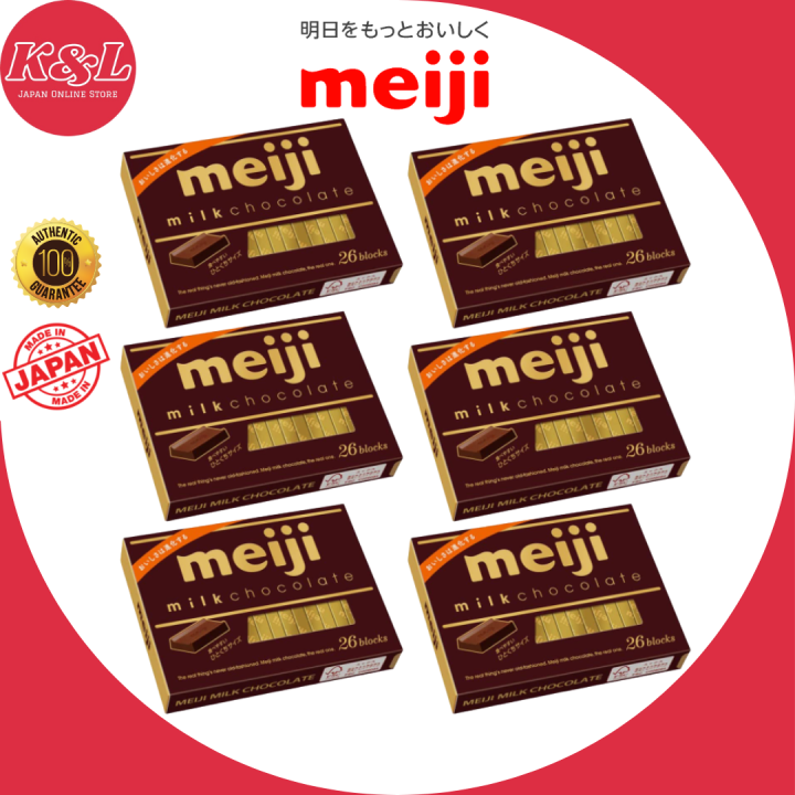 Meiji Milk Chocolate 26 Blocks (Exp: Oct. 2023) Made in Japan | Lazada PH