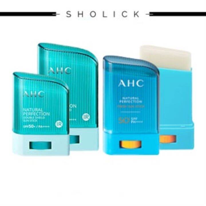 [AHC] Natural Perfection Double Shield Sun Stick Blue SPF50 PA 14g/22g ...