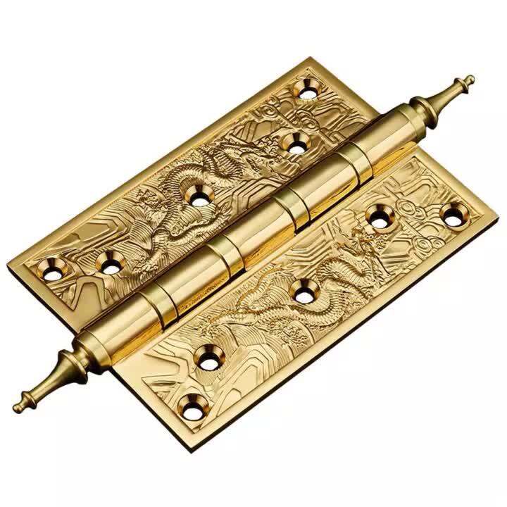 1ชิ้นทองเหลือง Hings หนาย้อนยุค5นิ้วโบราณคณะรัฐมนตรีประตู Neoclassical ...