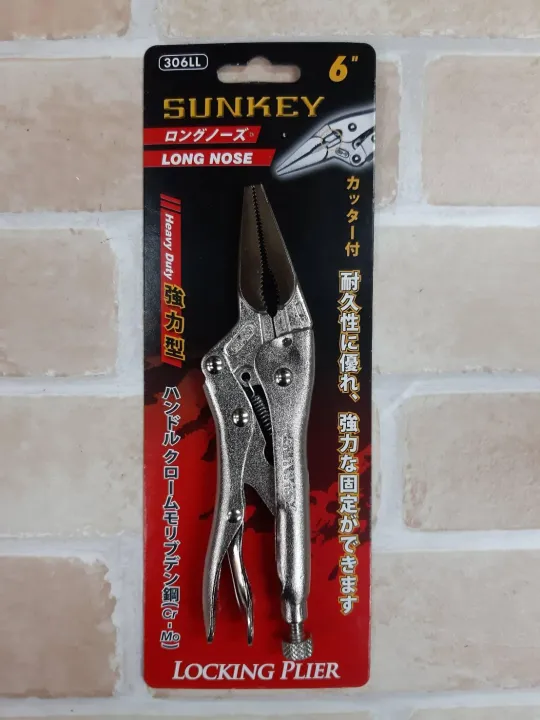 SUNKEYคีมล๊อคปากแหลม ขนาด 6 นิ้ว | Lazada.co.th
