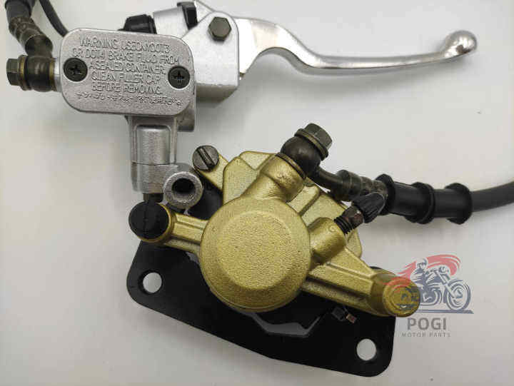 MOTORCYCLE FRONT CALIPER SET WITH BRAKE MASTER/XRM/RAIDER150/MIO ...